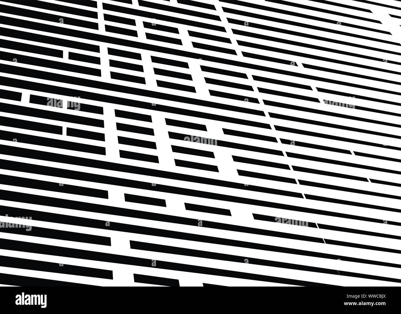 Grid, mesh with intermittent, dashed lines. Intersecting dynamic ...