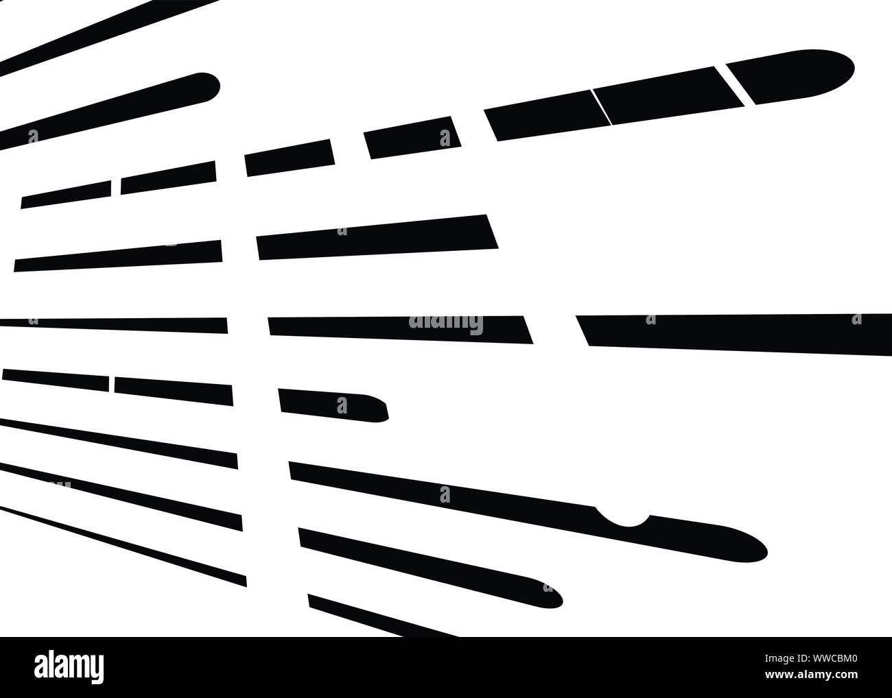 Grid, mesh with intermittent, dashed lines. Intersecting dynamic ...