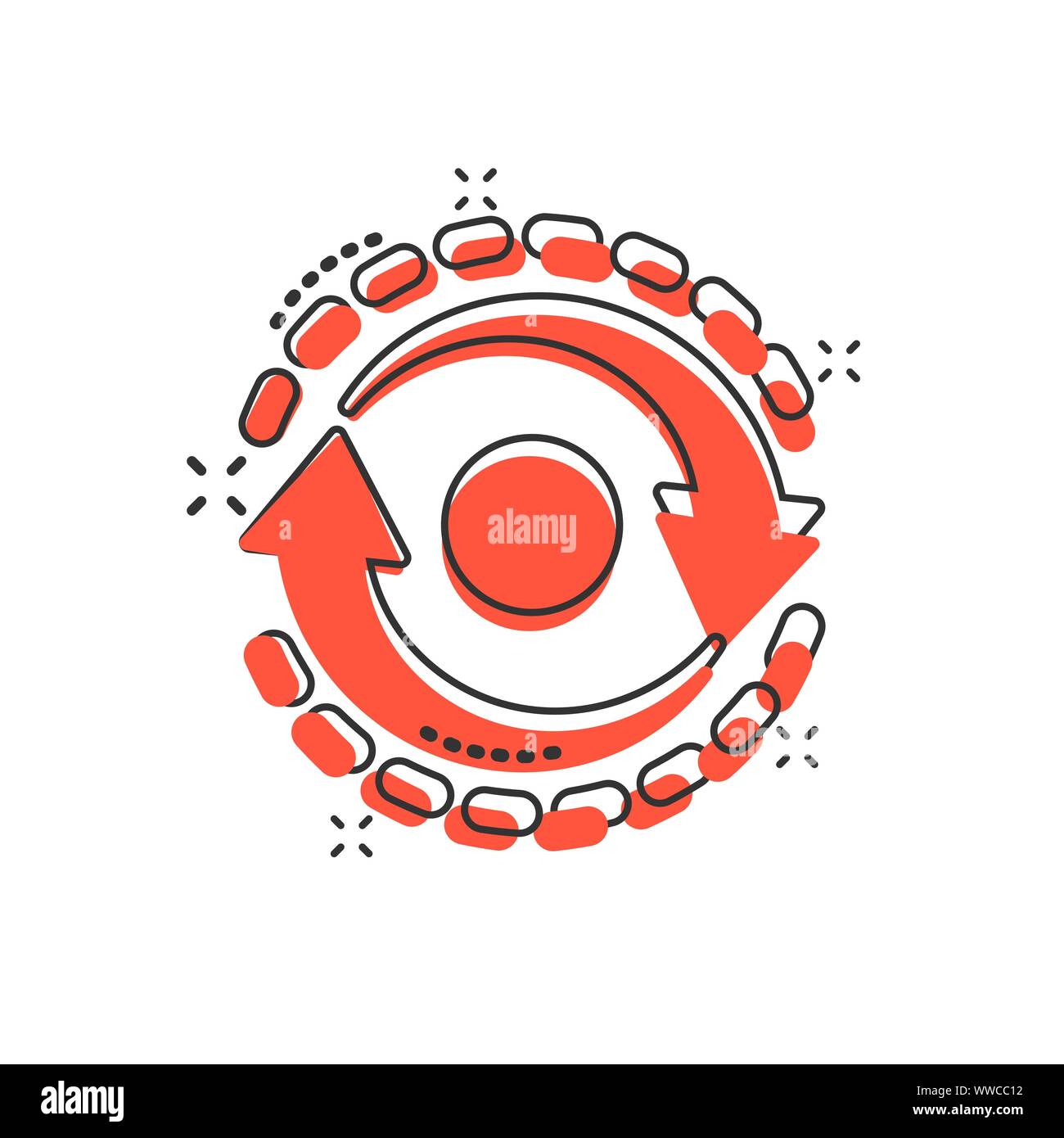 Cartoon arrows Stock Vector Images - Alamy