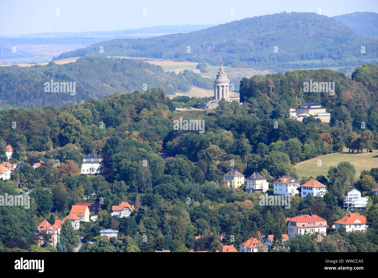 View over Eisenach, Thuringia in Germany Stock Photo - Alamy