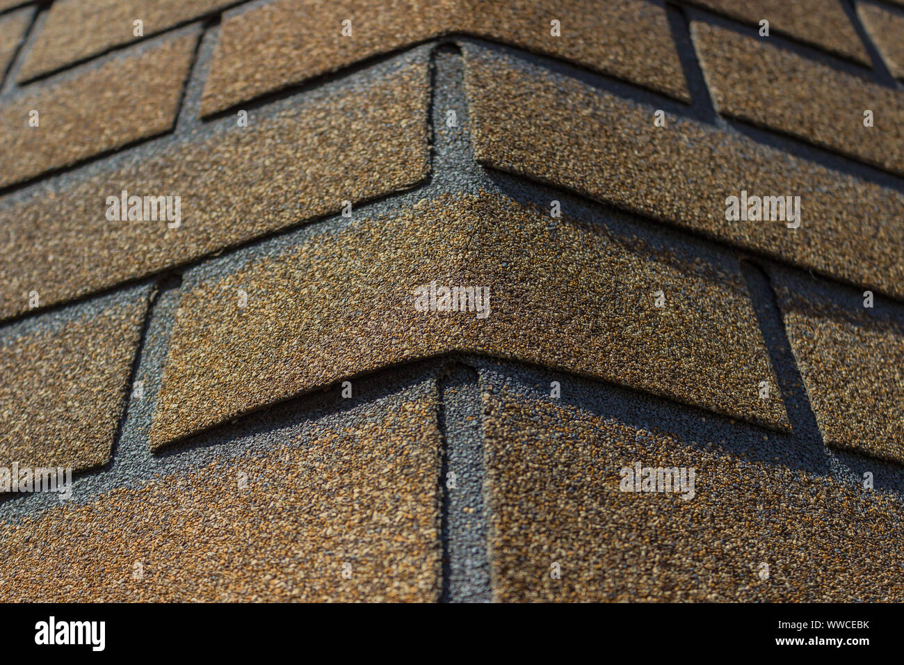 Flexible soft bitumen tile Shinglas. Construction Landscaping Stock ...