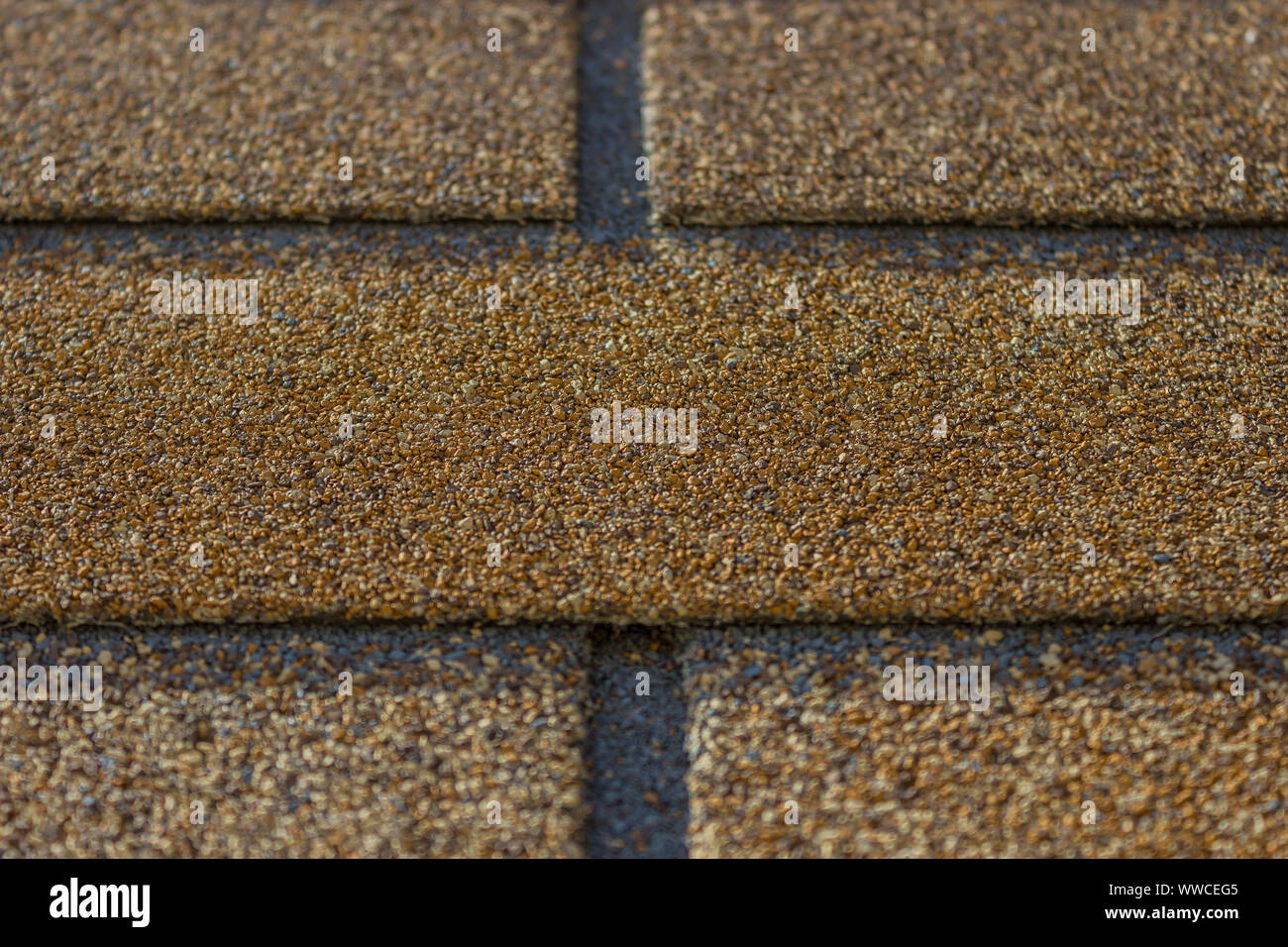 Flexible soft bitumen tile Shinglas. Construction Landscaping Stock ...