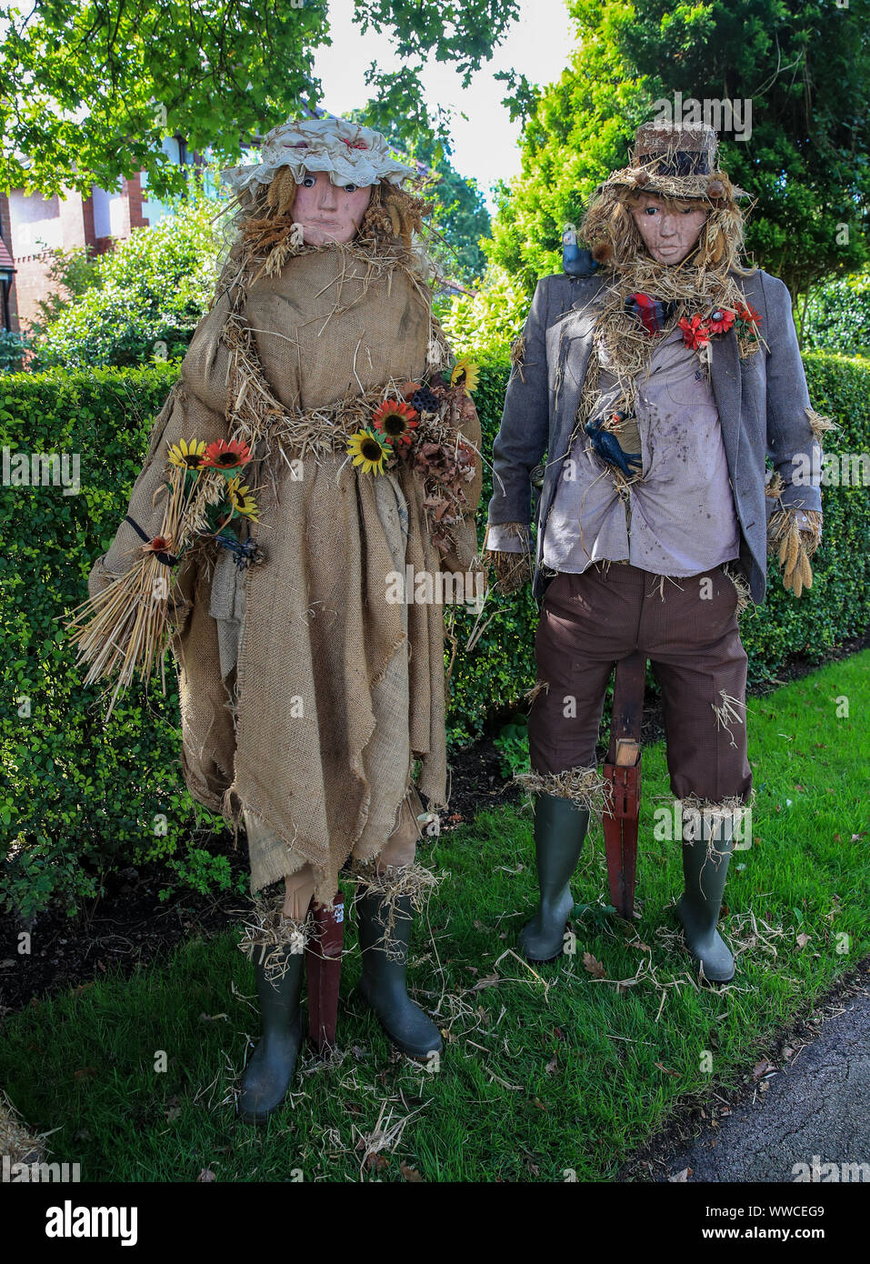 Annual charnock richard scarecrow festival hi-res stock photography and ...