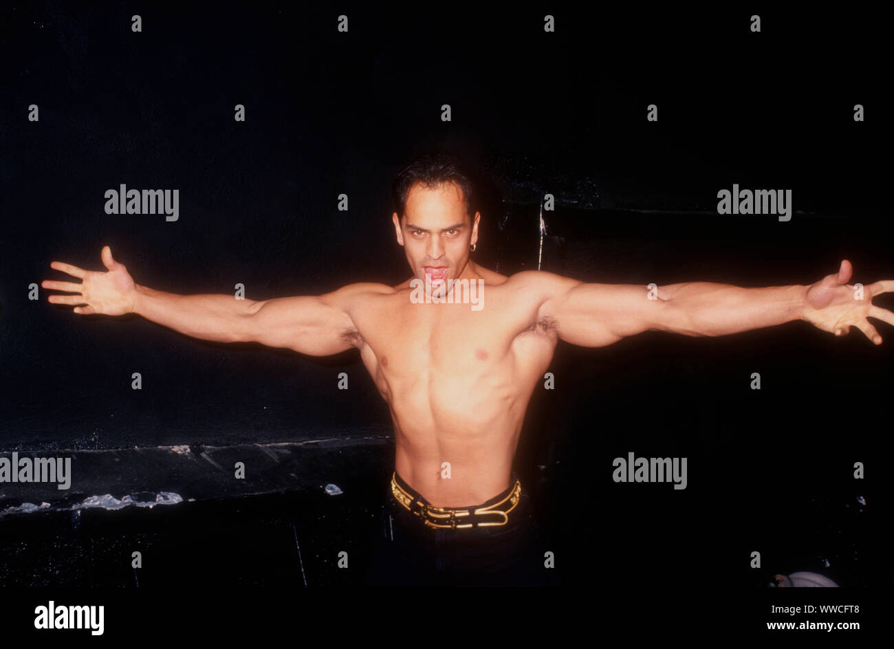 West Hollywood, California, USA 10th December 1994 Actor/model Apollo ...