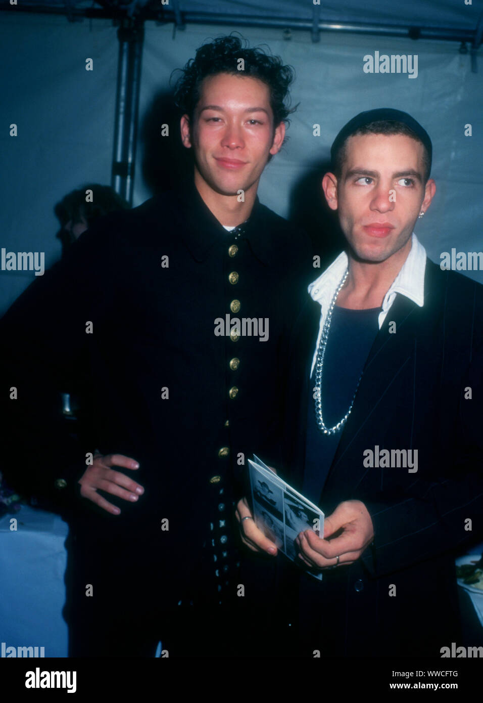 West Hollywood, California, USA 10th December 1994 Dancer Kevin Stea (L ...