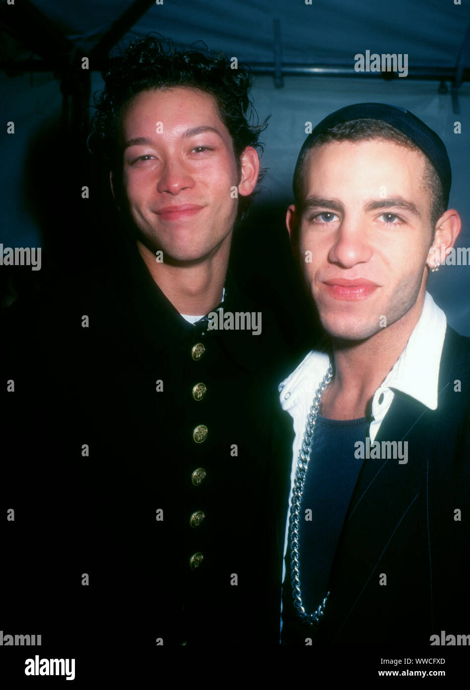 West Hollywood, California, USA 10th December 1994 Dancer Kevin Stea (L ...