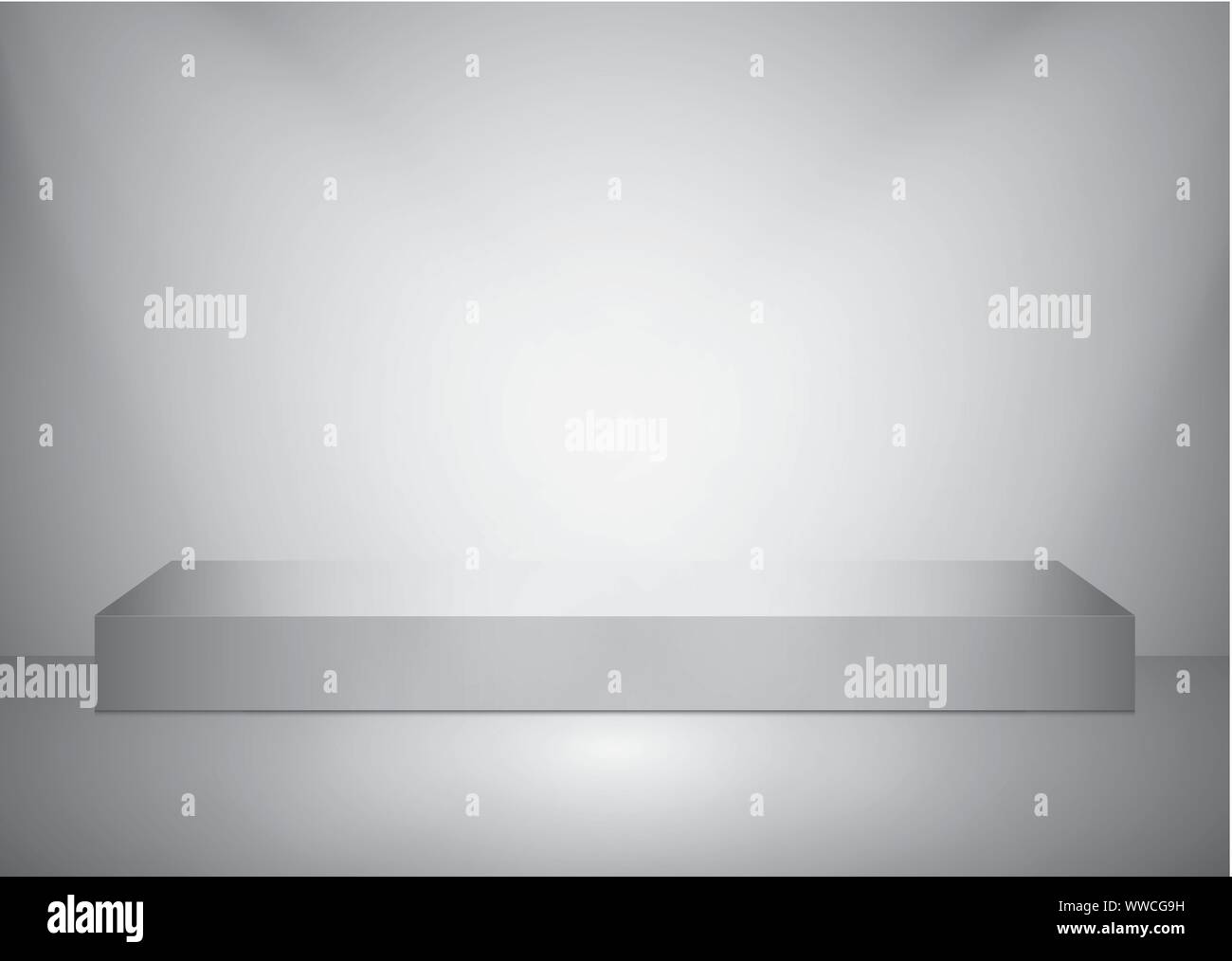 Empty light interior for your creative project. Vector illustration ...