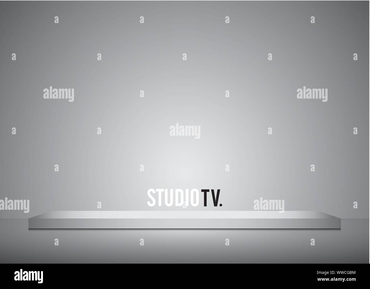 Empty light interior for your creative project. Vector illustration ...