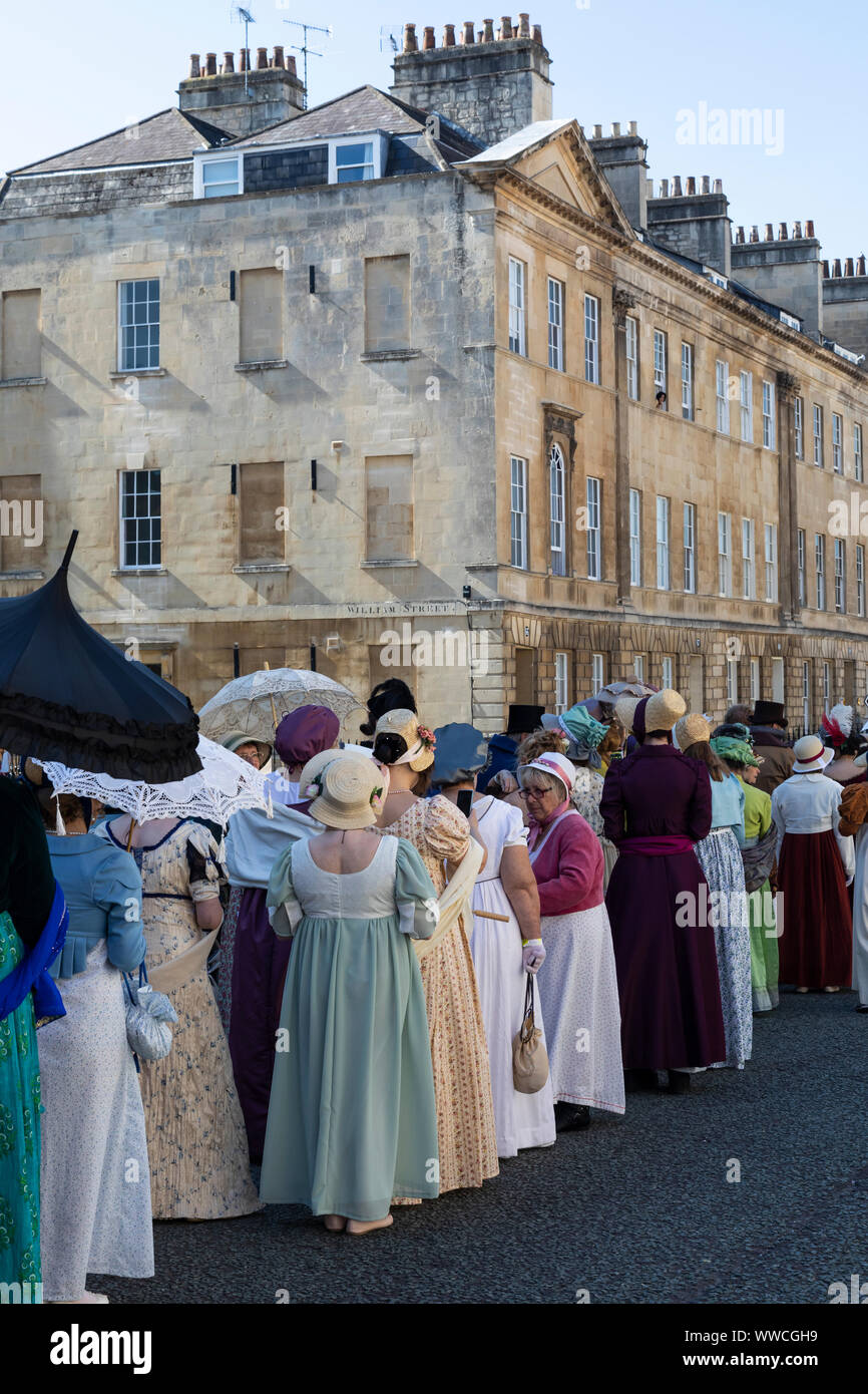 Jane Austen Festival 2019. The Grand Regency Costumed Promenade where ...