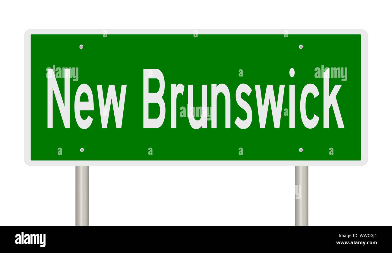 Sign new brunswick Cut Out Stock Images & Pictures - Alamy