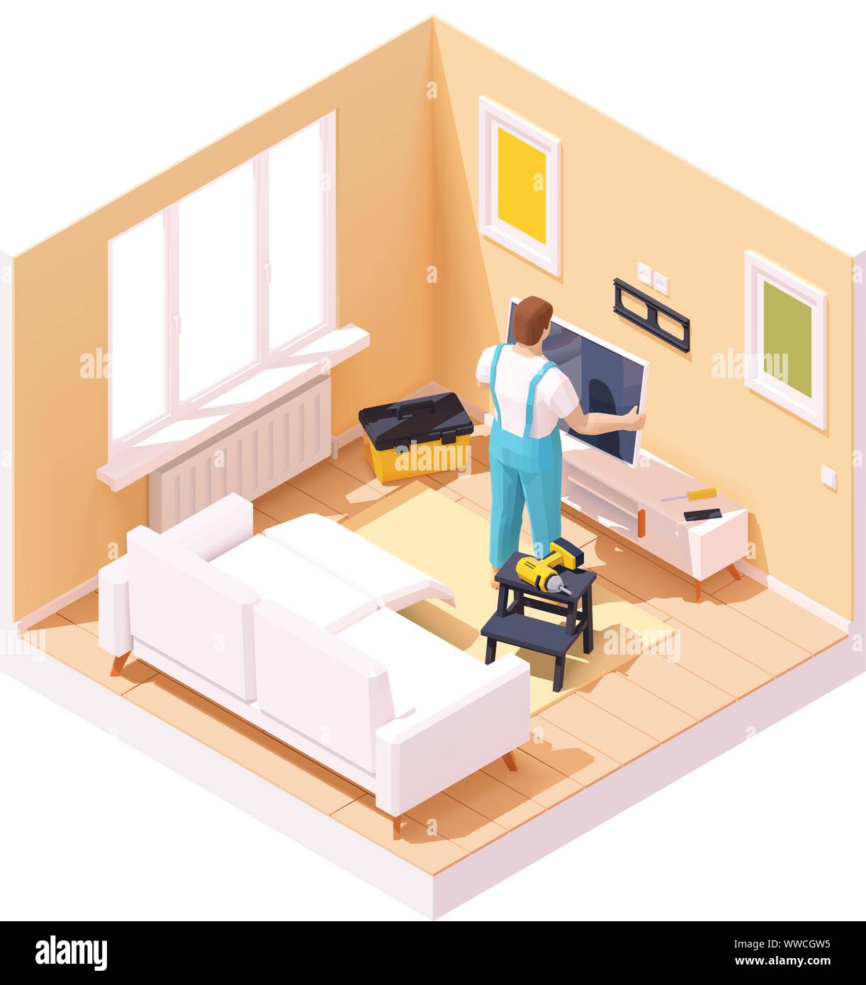 Installing installation Stock Vector Images - Alamy