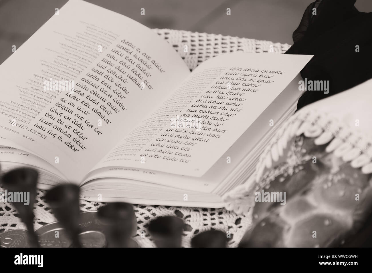 Book on a table Stock Photo - Alamy