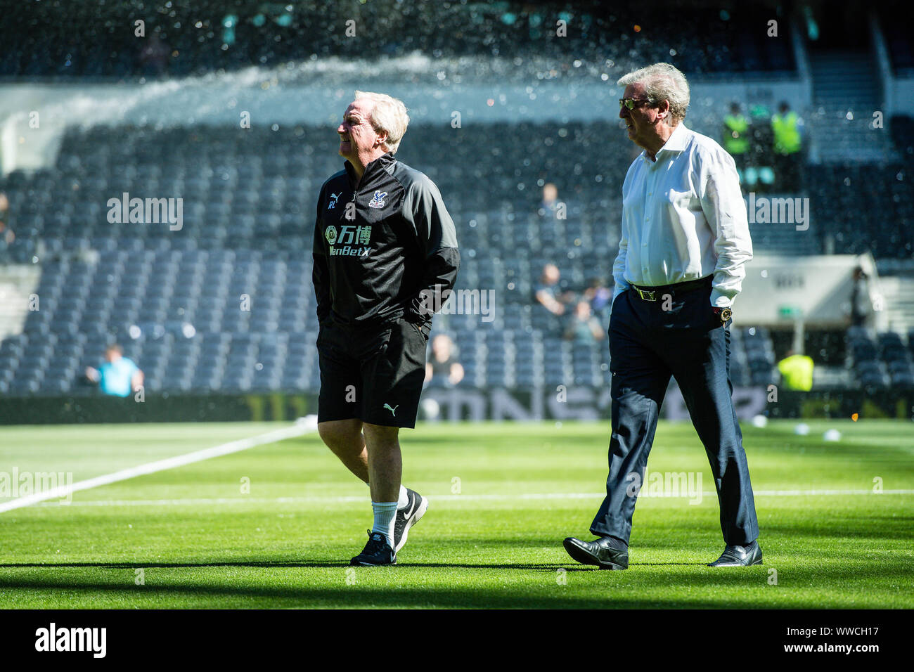 LONDON, ENGLAND - SEPTEMBER 14: manager Roy Hodgson and he’s assistant ...