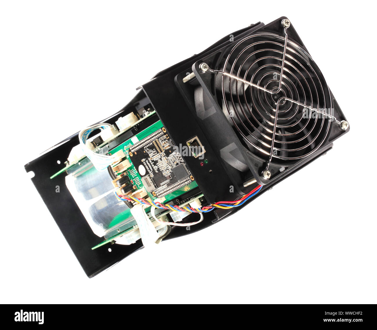 electronic device isolated on white background Stock Photo - Alamy