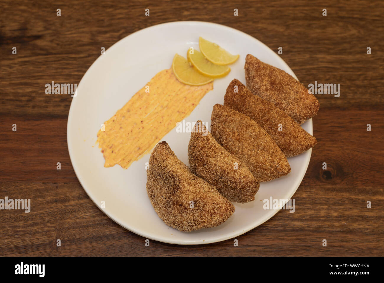 Goan Prawn Rissois or Rissóis de Camarão Stock Photo - Alamy