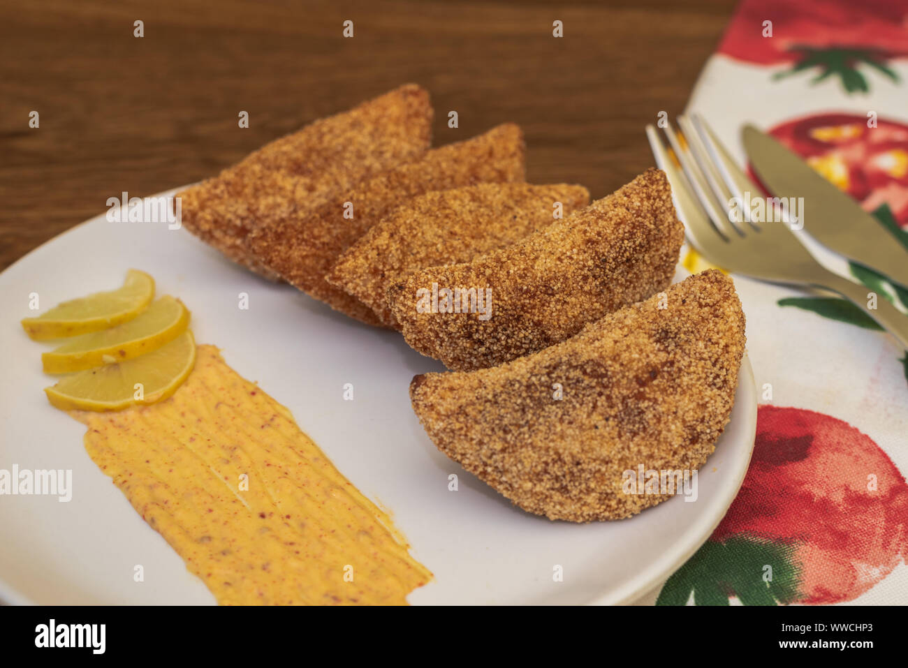 Goan Prawn Rissois or Rissóis de Camarão Stock Photo - Alamy