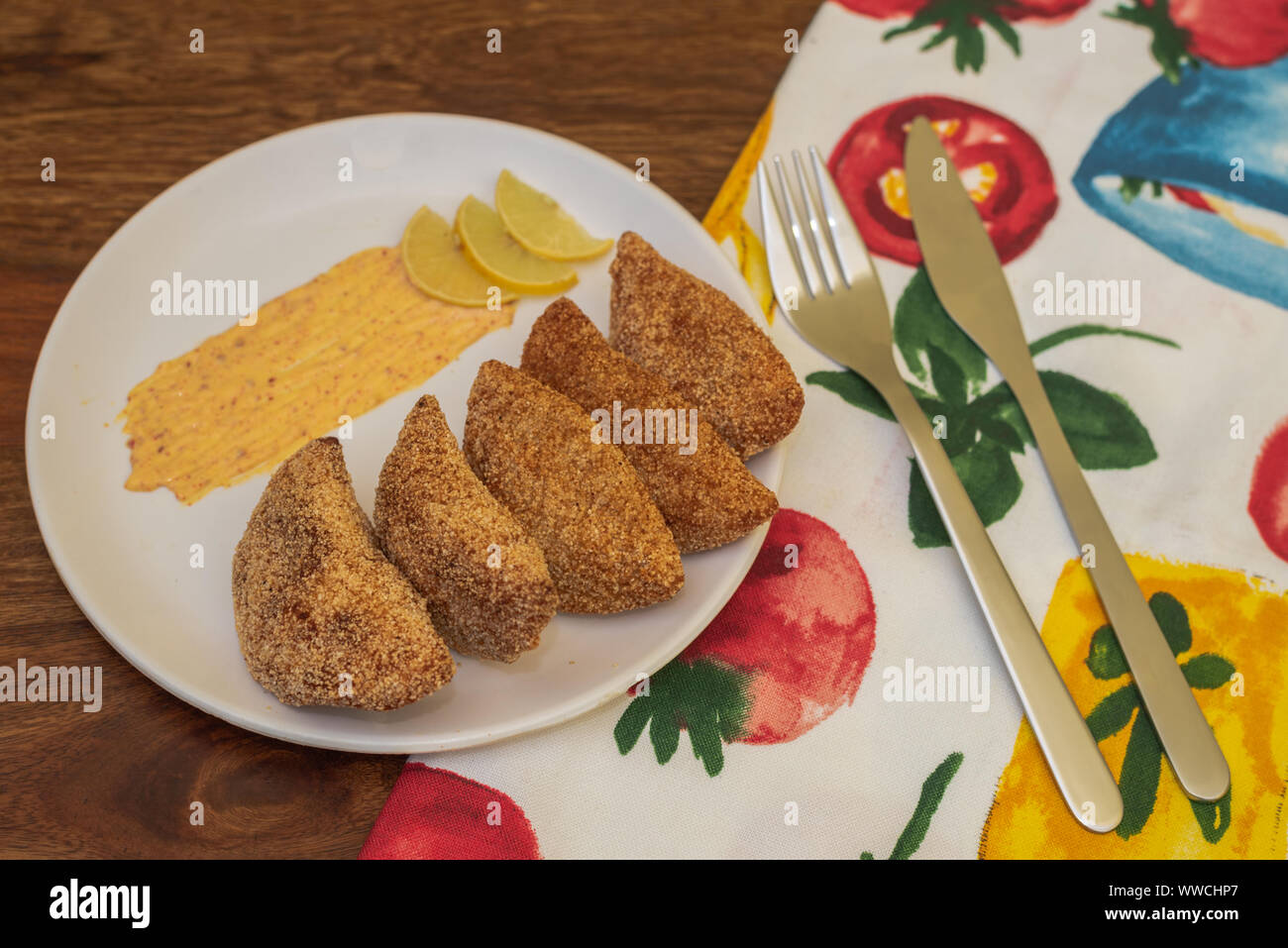 Goan Prawn Rissois or Rissóis de Camarão Stock Photo - Alamy