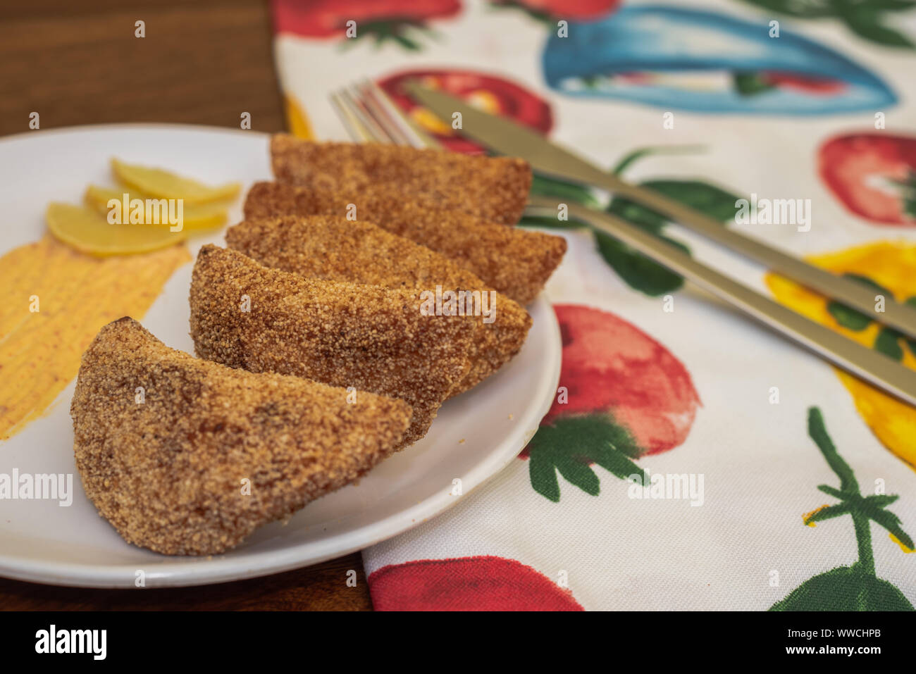 Goan Prawn Rissois or Rissóis de Camarão Stock Photo - Alamy