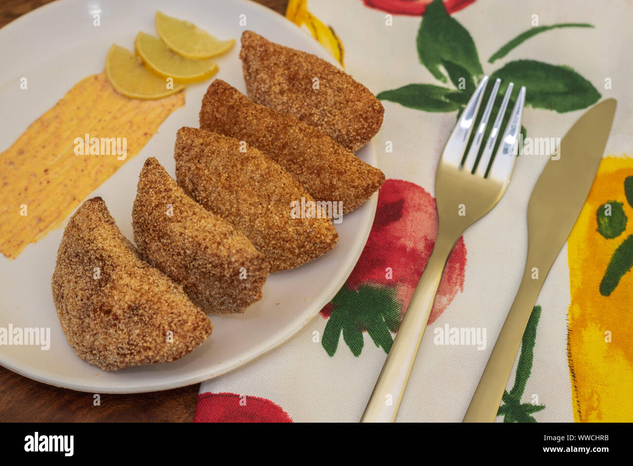 Goan Prawn Rissois or Rissóis de Camarão Stock Photo - Alamy