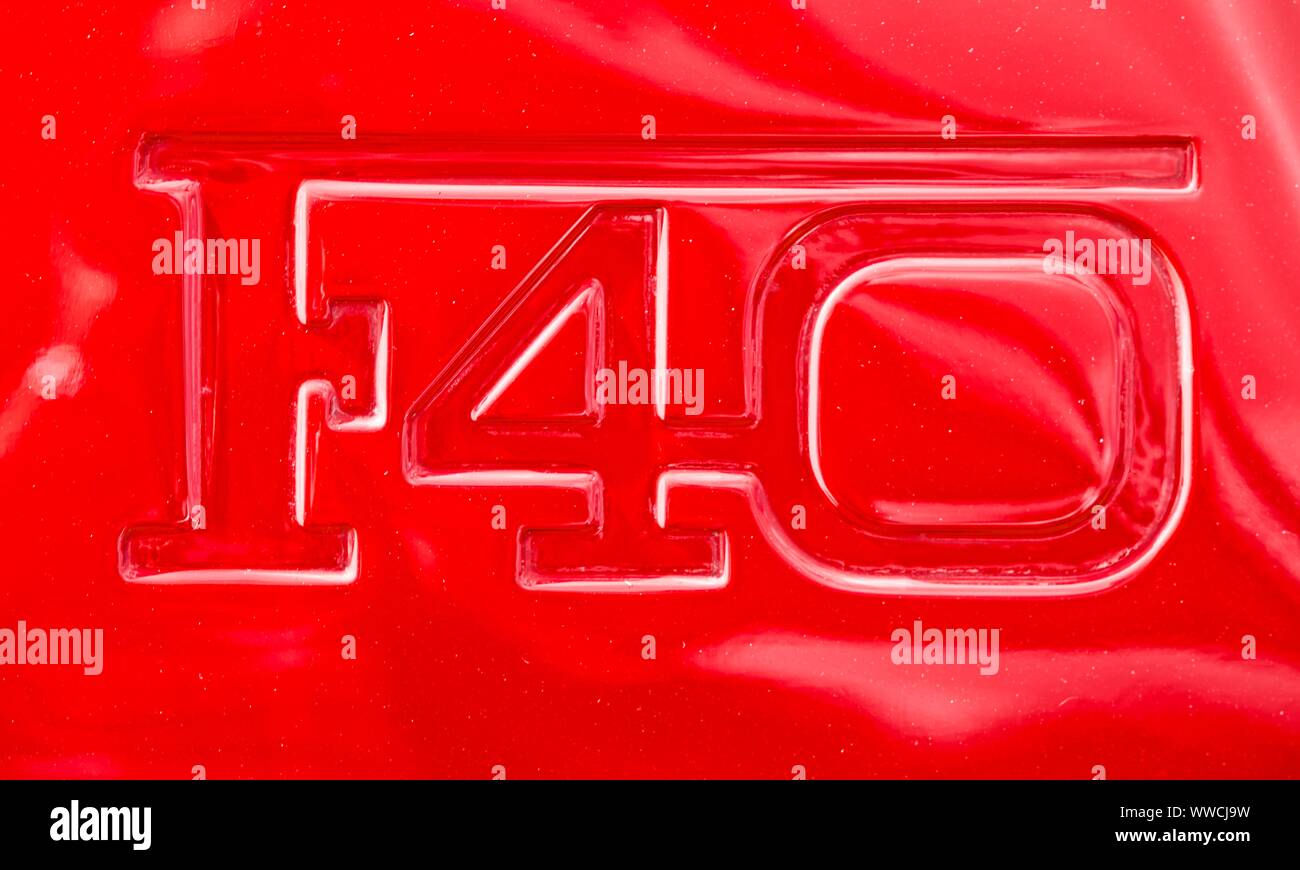 40th anniversary of ferrari hi-res stock photography and images - Alamy