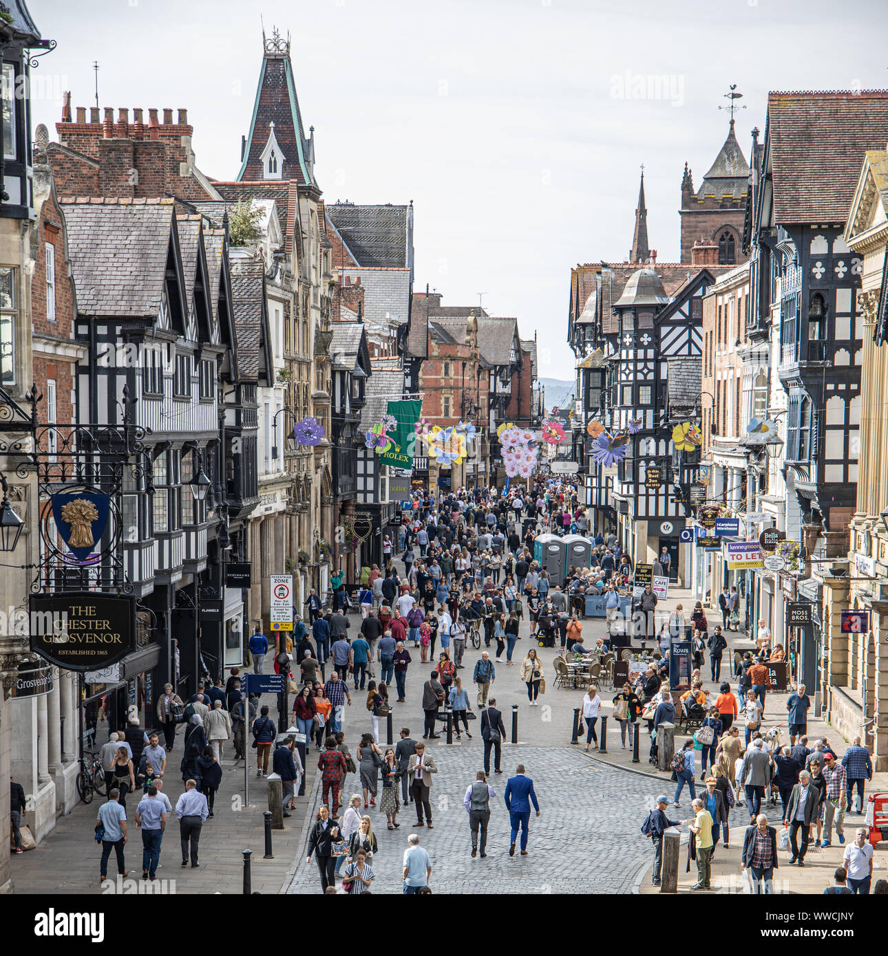 Street images in Chester Stock Photo - Alamy
