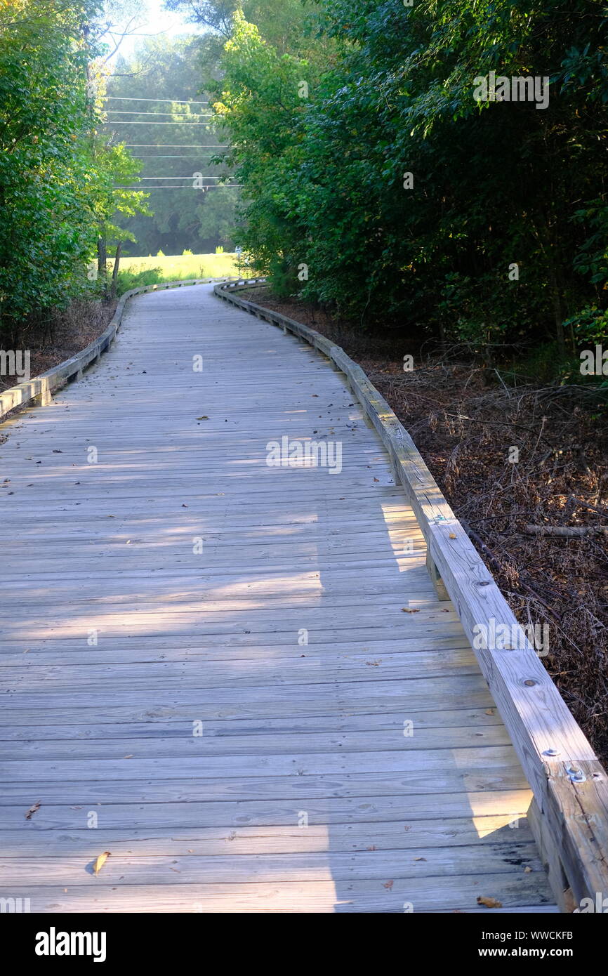 Timber boardwalk pathway hi-res stock photography and images - Alamy