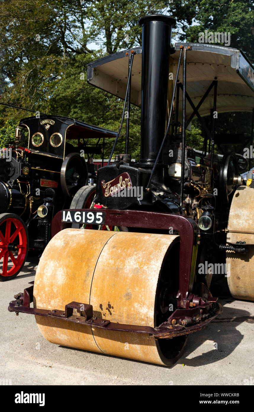 Fowler Steam Roller Stock Photo - Alamy