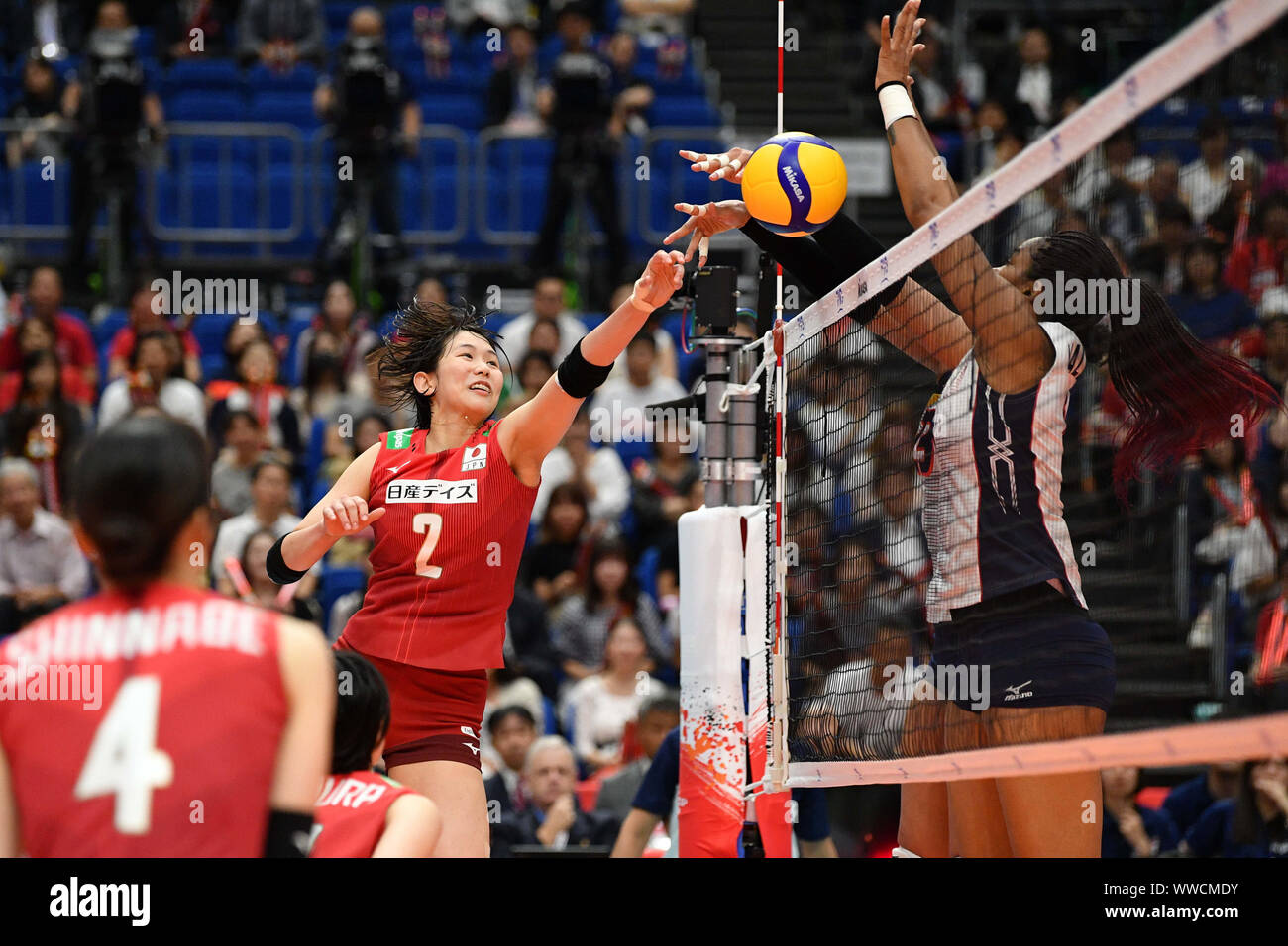 Kanagawa, Japan. Credit: MATSUO. 14th Sep, 2019. Sarina Koga (JPN) Volleyball : 2019 FIVB ...