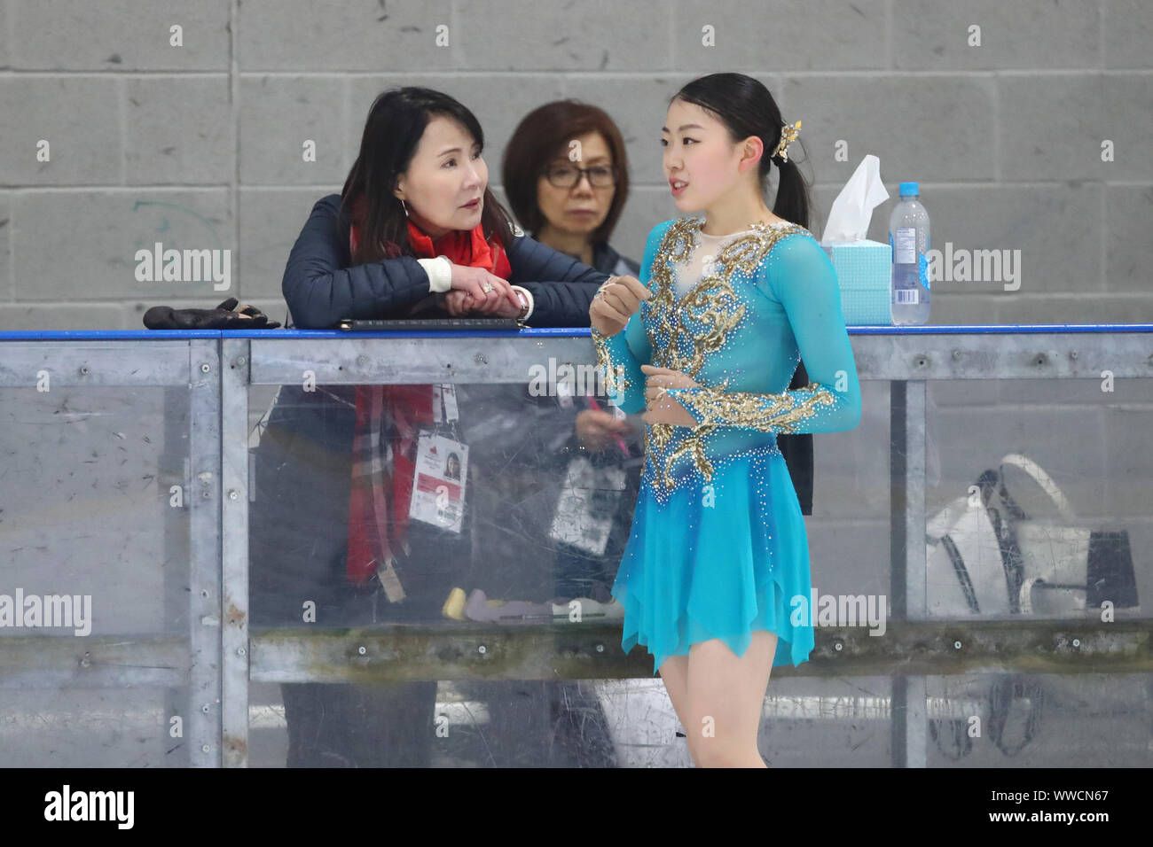Toronto, Canada. 13th Sep, 2019. (L-R) Mie Hamada, Rika Kihira (JPN ...