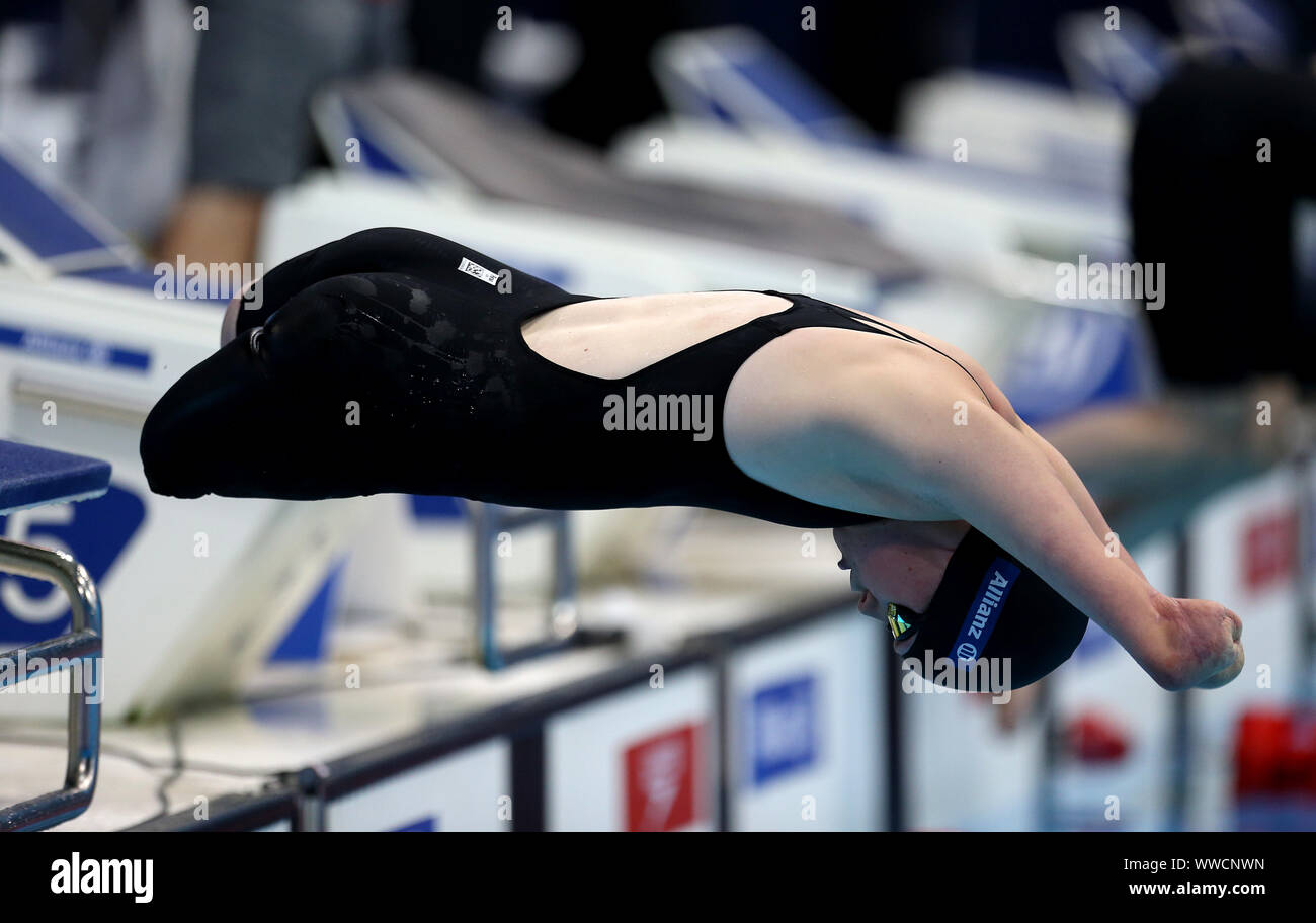 Great Britain's Ellie Challis during the Women's 50m Breaststroke SB3 ...