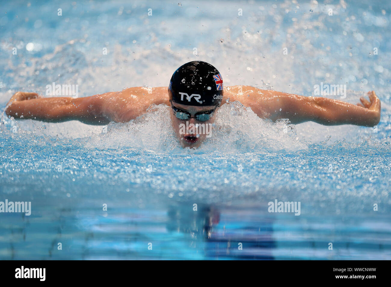 Great Britain's Jordan Catchpole during the Men's 100m Butterfly S14 ...