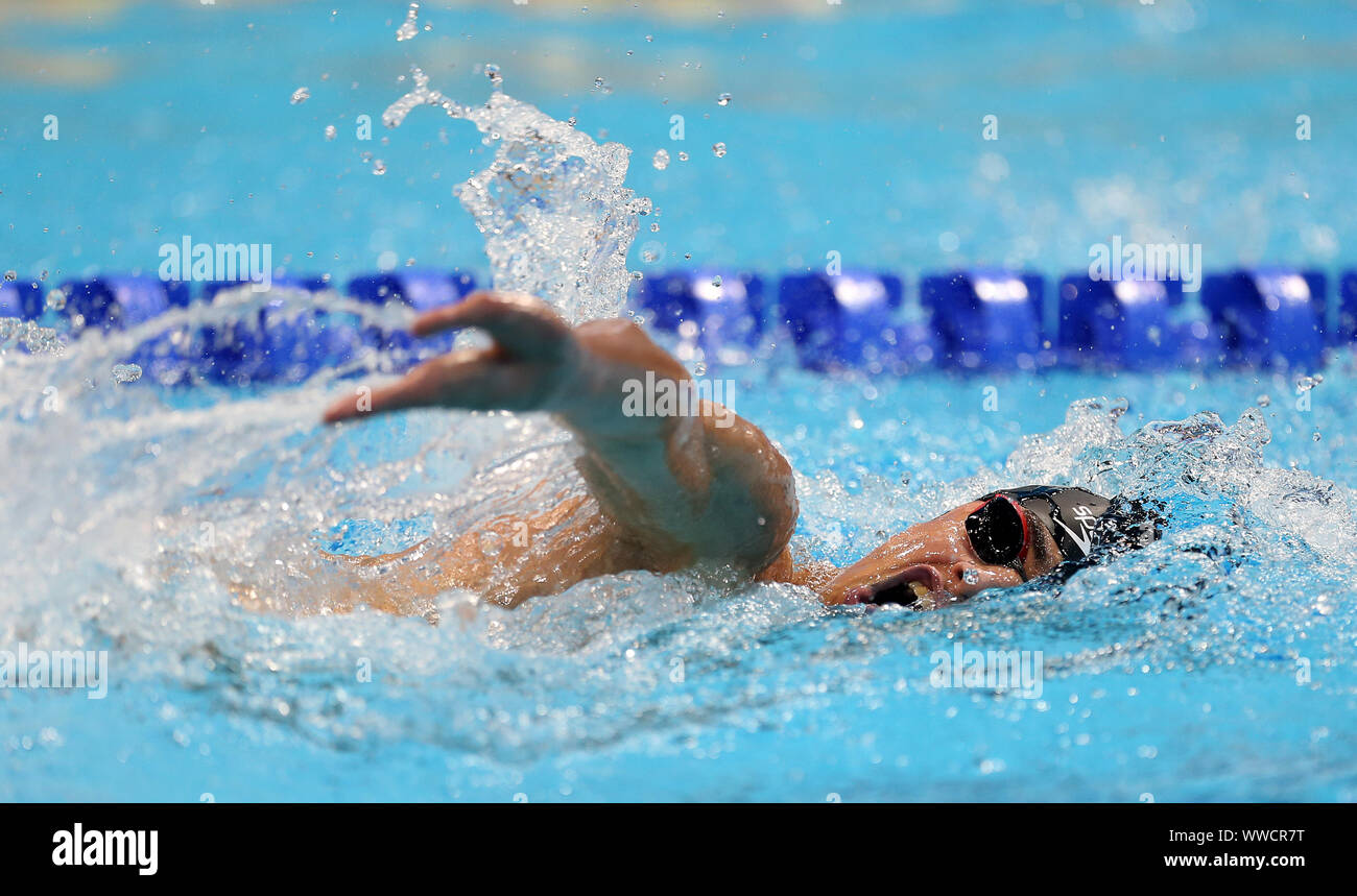 Spain's Luis Huerta Poza during the Men's 100m Freestyle S5 Heat 2 ...