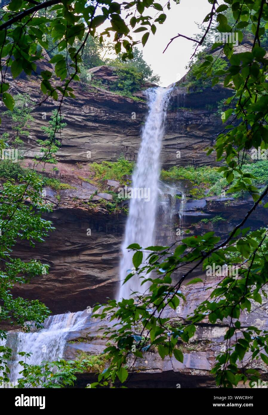 An Image taken of New York States tallest water fall, Kaaterskill Falls ...