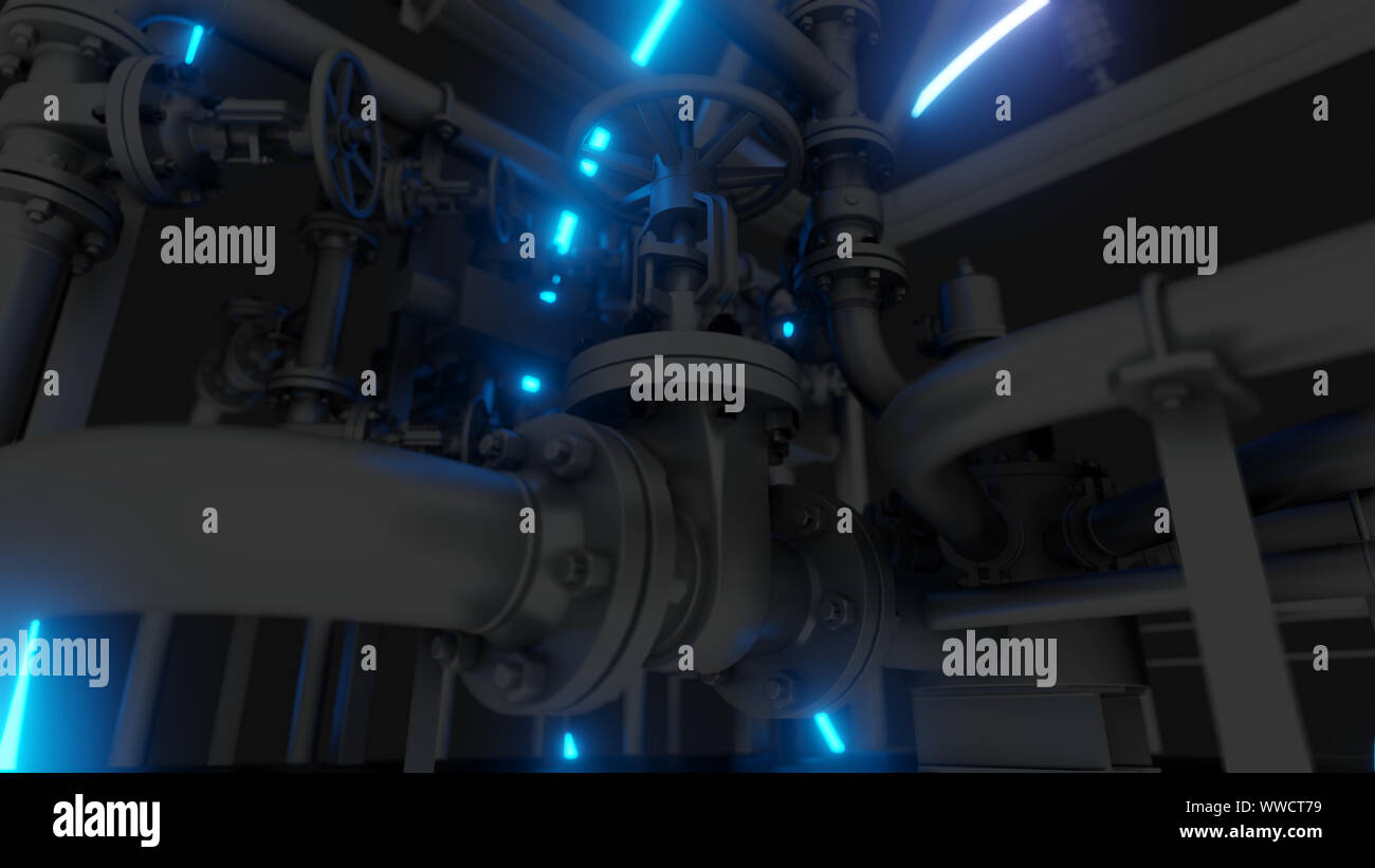 3d laser pipe and gas hi-res stock photography and images - Alamy