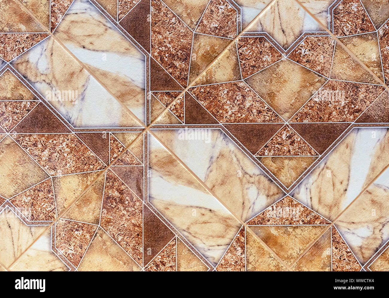 Brown ceramic tiles hi-res stock photography and images - Alamy