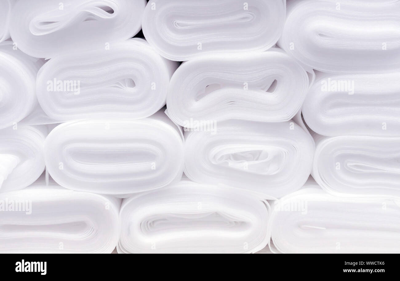 Rolls with a substrate for laminate on the counter of the construction ...