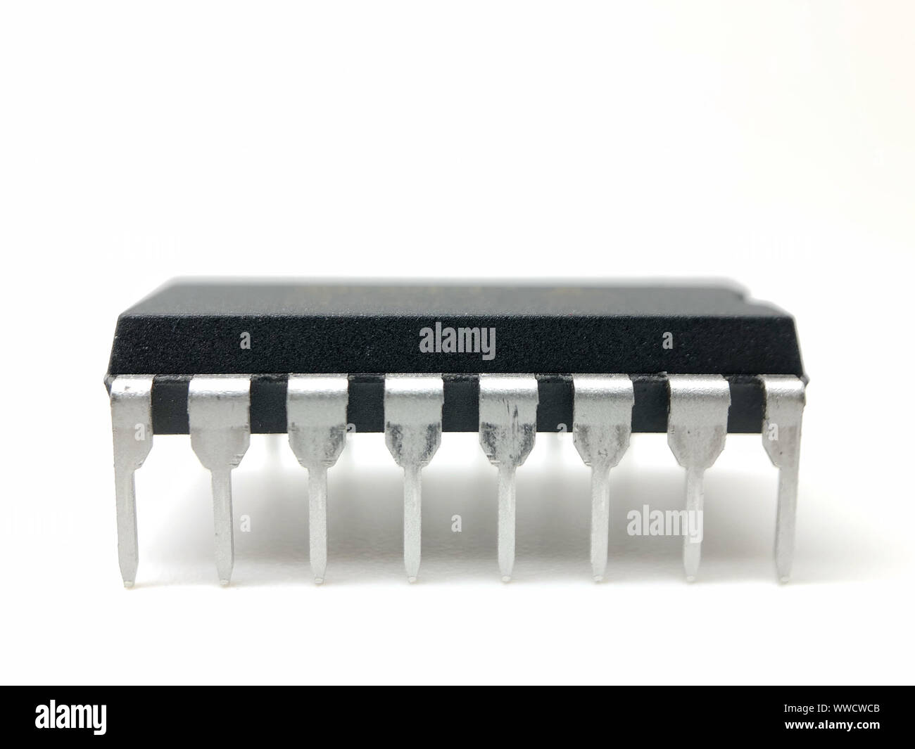 Different size and type integrated circuits stacked on a pile Stock ...