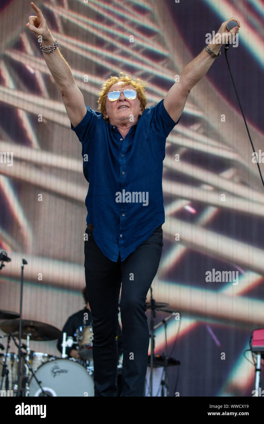 London, UK. 15 Sep 2019.Mick Hucknall The lead singer of Simply Red ...