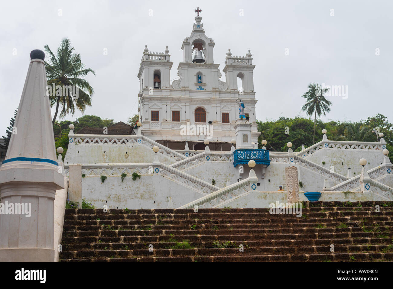 Buildings and commercial establishments in Panjim the capital city of ...