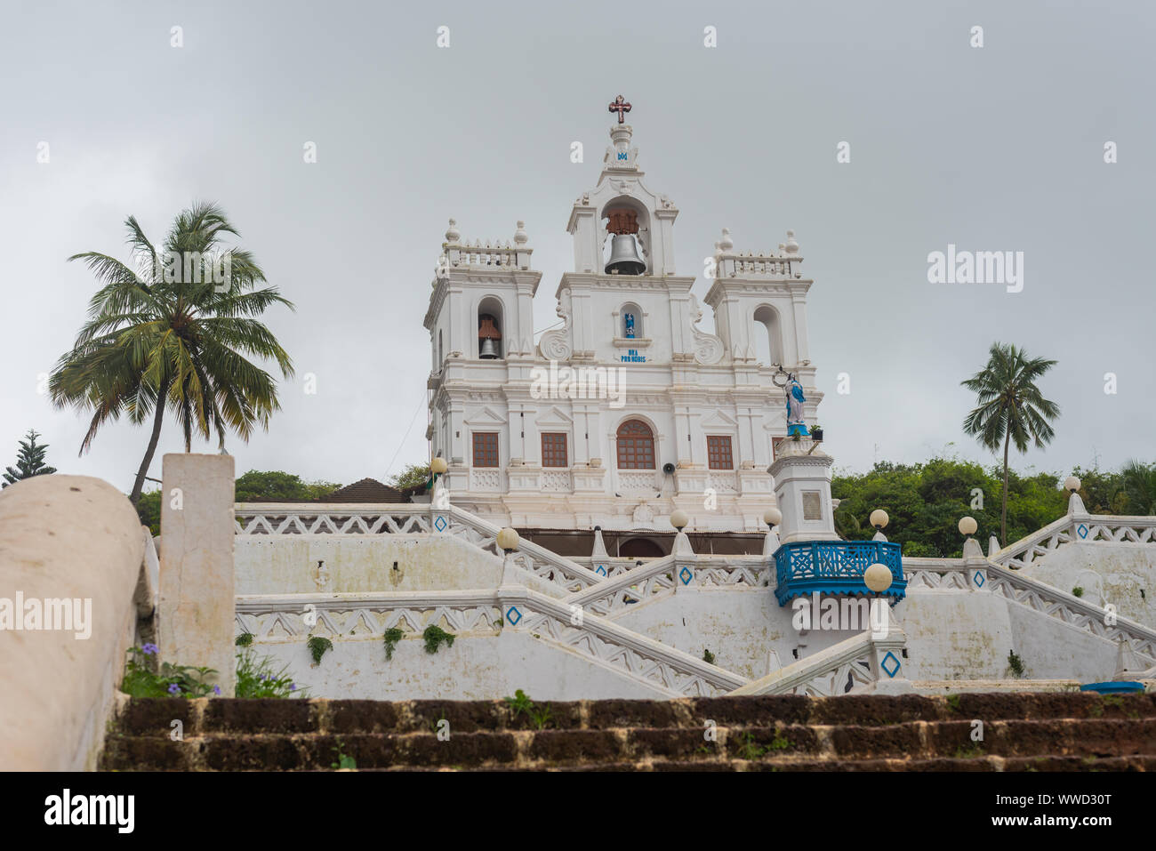 Buildings and commercial establishments in Panjim the capital city of ...