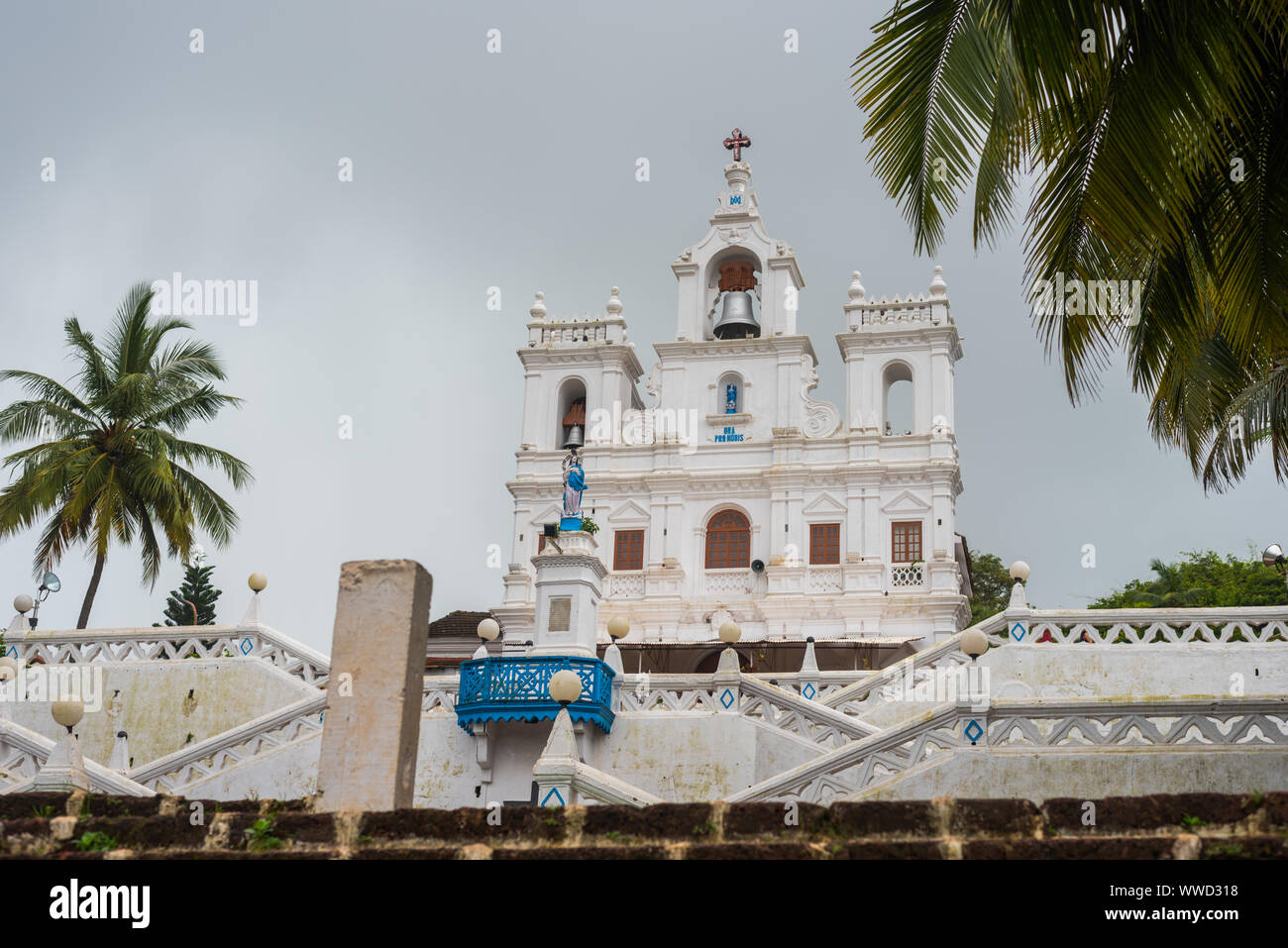 Buildings and commercial establishments in Panjim the capital city of ...