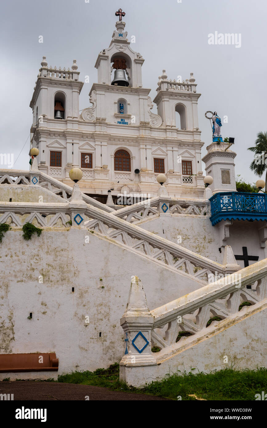 Buildings and commercial establishments in Panjim the capital city of ...