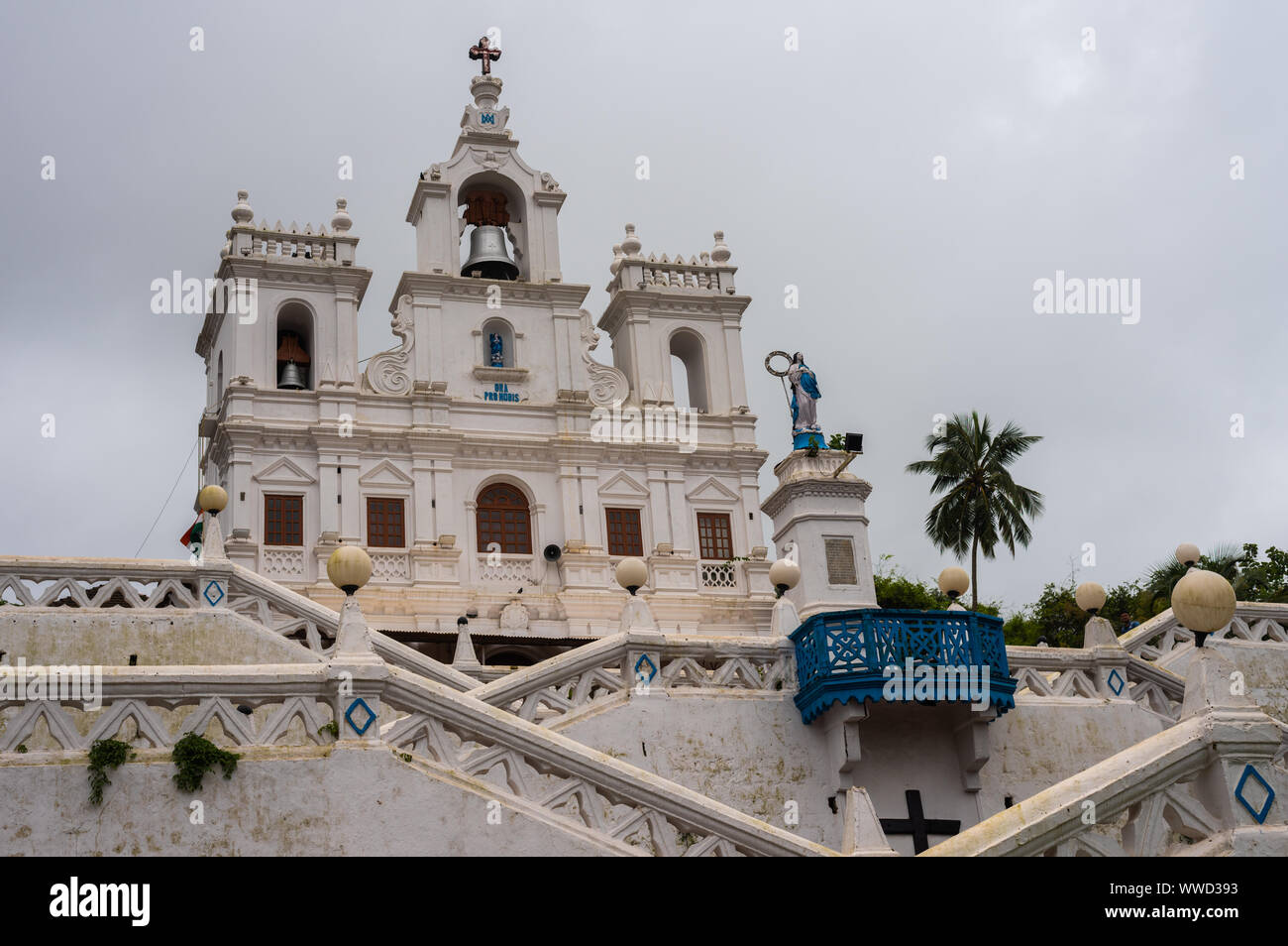 Buildings and commercial establishments in Panjim the capital city of ...