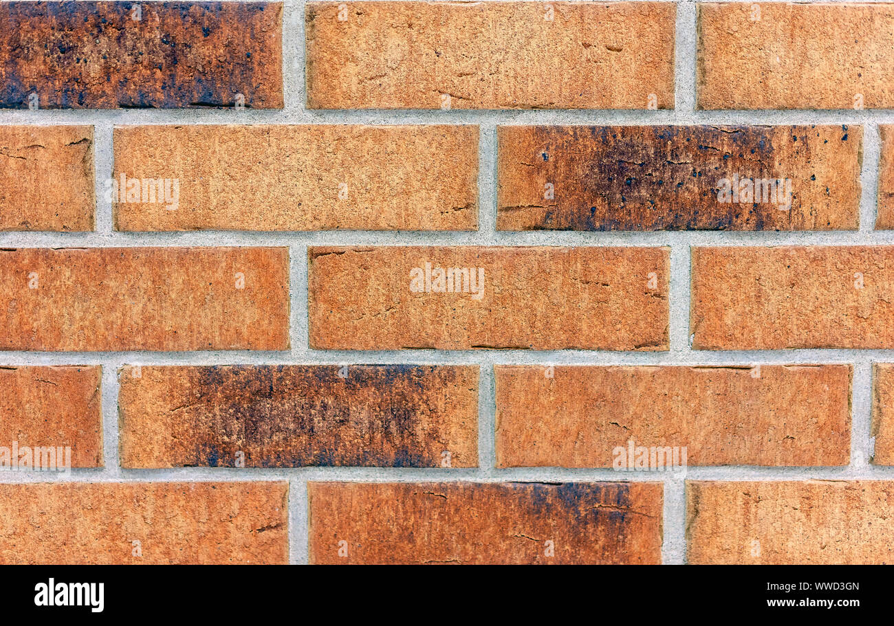 Background of brown building bricks. A wall of bricks Stock Photo - Alamy