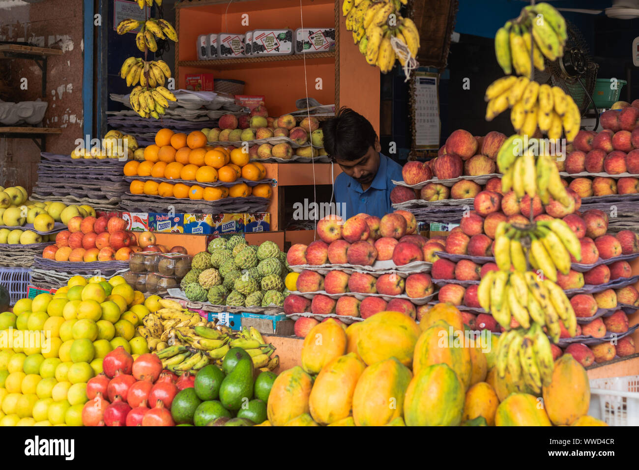 Local Street vendors operating in and around Panjim city in Goa Stock ...