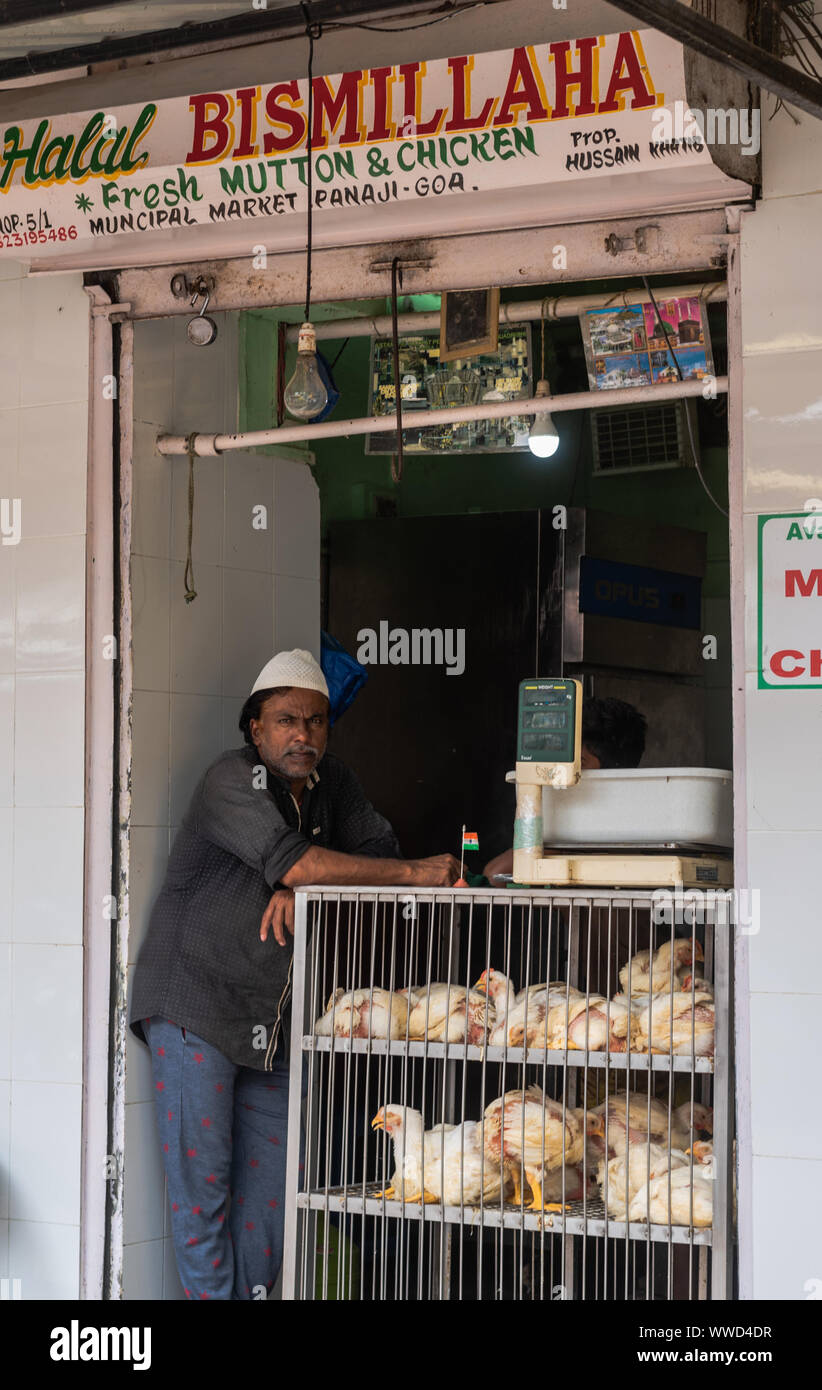 Local Street vendors operating in and around Panjim city in Goa Stock ...