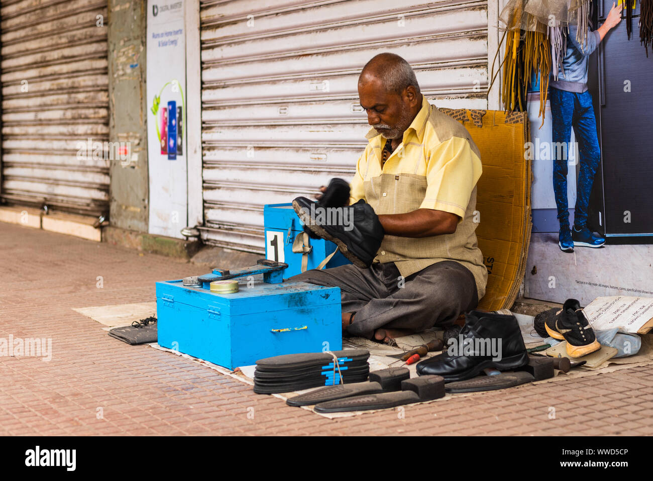 Local Street vendors operating in and around Panjim city in Goa Stock ...