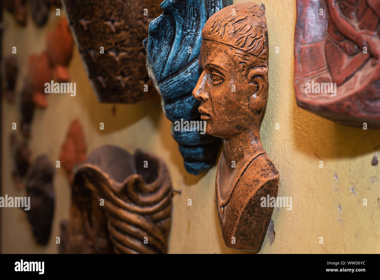 A variety of local handmade Clay pottery and home decor sold in Kumbhar ...