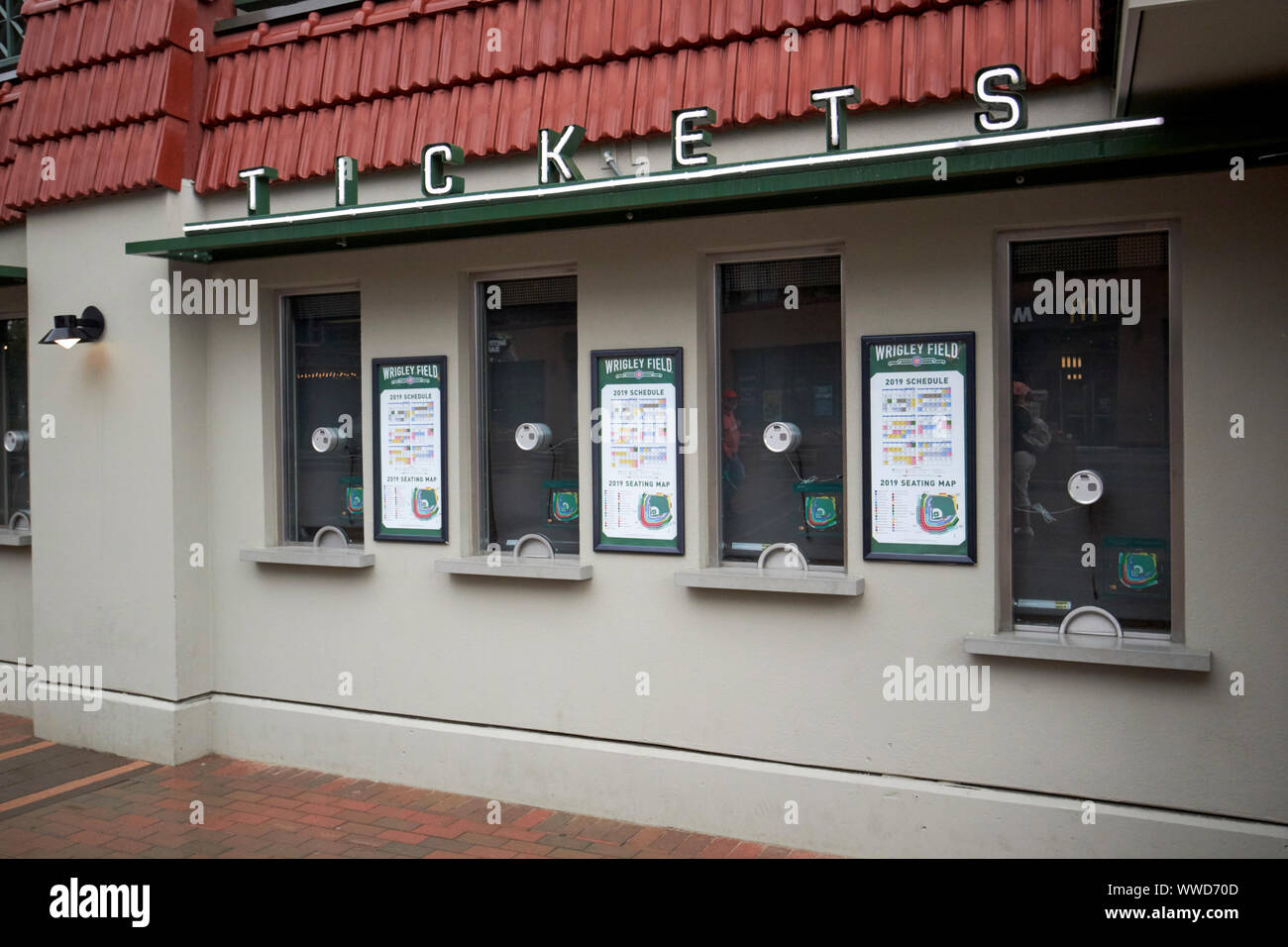 ticket window at wrigley field Chicago Illinois USA Stock Photo - Alamy