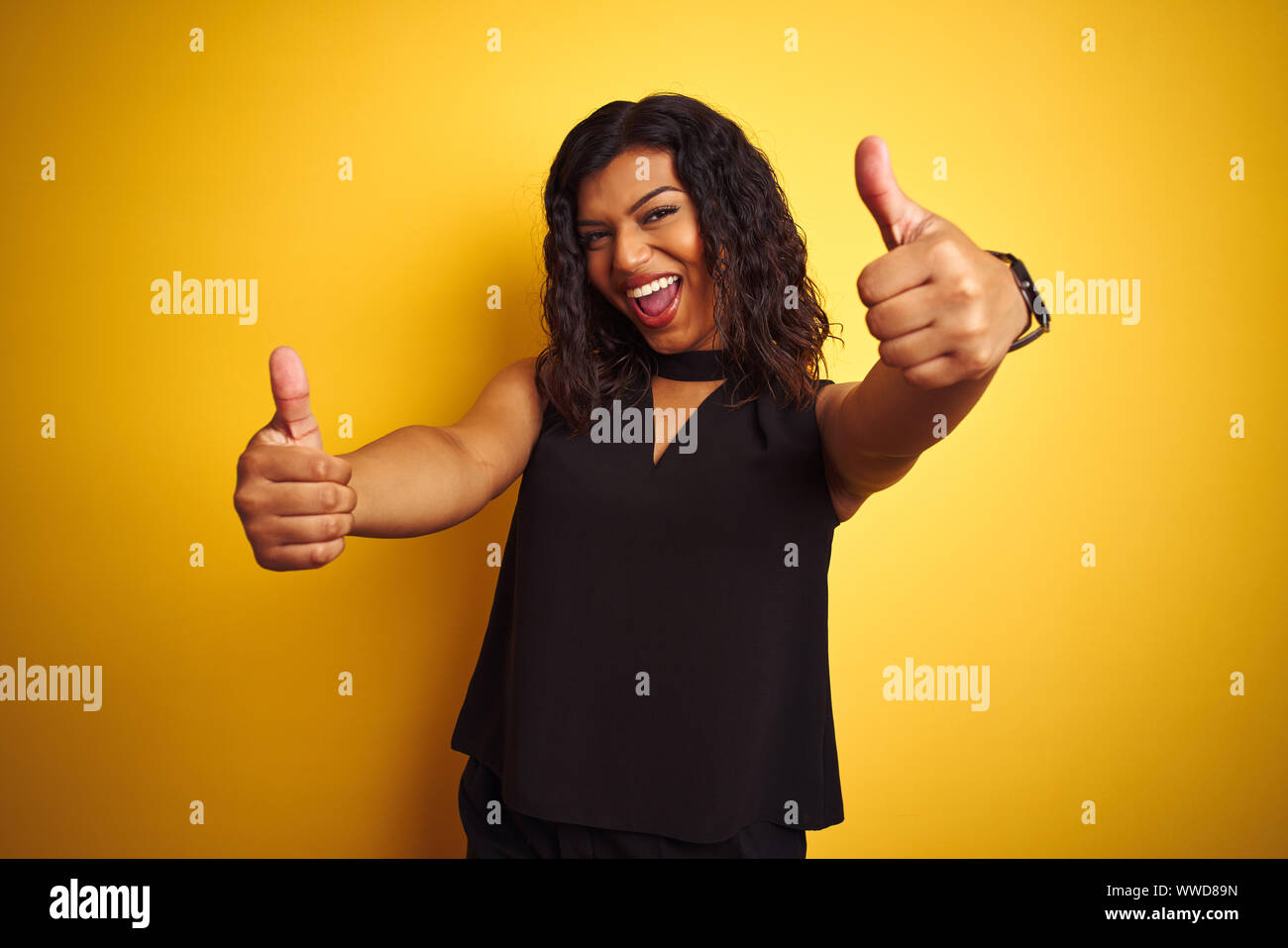 Transsexual transgender elegant businesswoman standing over isolated ...